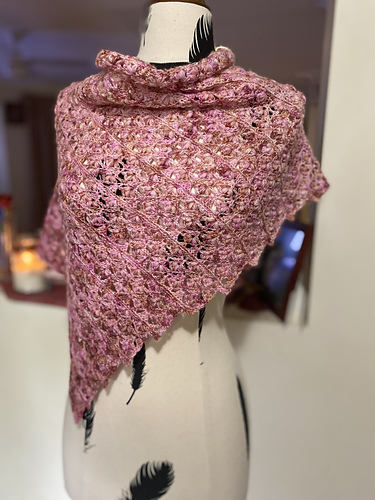 Ravelry: Flowers for Simone Shawl pattern by Gootie (Agat Rottman)