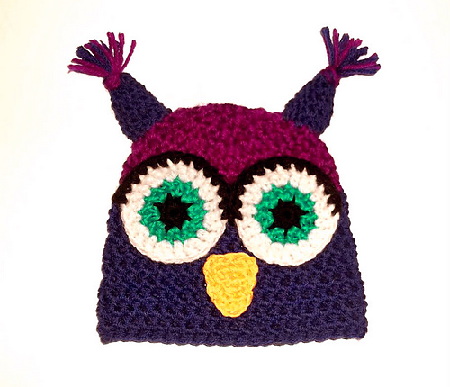 Ravelry: Owl Hat / Sleeping Owl / Angry Owl pattern by Pattern Studio