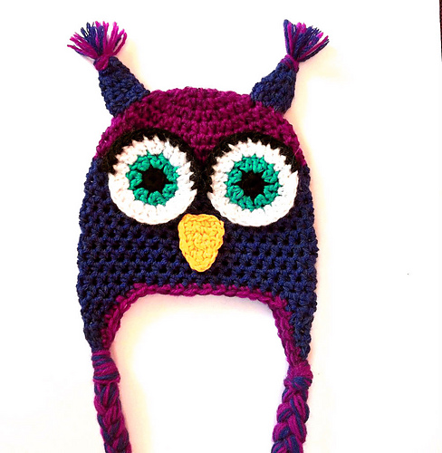 Ravelry: Owl Hat / Sleeping Owl / Angry Owl pattern by Pattern Studio