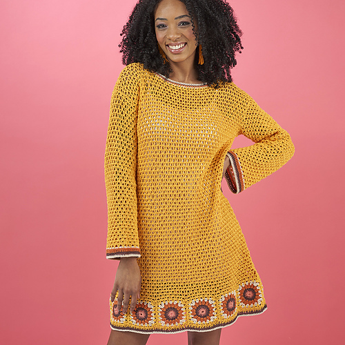 Ravelry: Granny Square Dress pattern by Cassie Ward