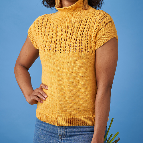 Ravelry: Lace & Cable Top pattern by Jo Allport