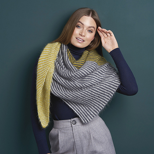 Ravelry: Asymmetric Shawl pattern by Georgia Farrell