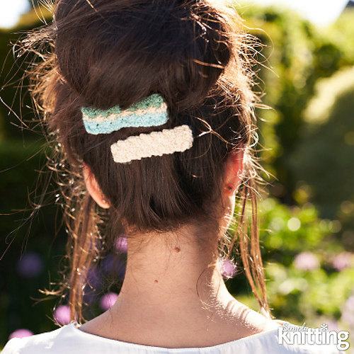 Ravelry: Hair Slides pattern by Ann Franklin