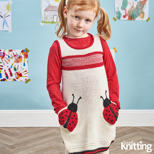 Ravelry: Love Bug Kid's Ladybird Dress pattern by Oksana Dymyd