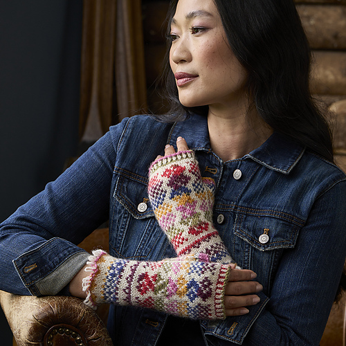 Ravelry: Swaledale Mitts pattern by Penelope Hemingway