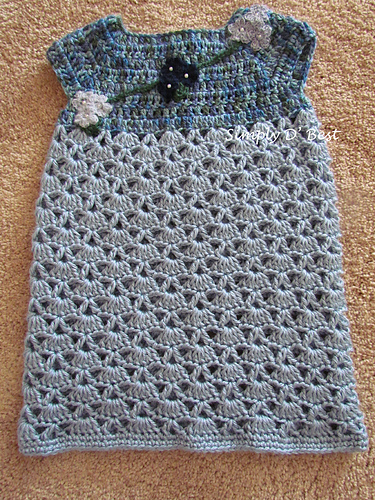 Ravelry: Lacy Shell Dress pattern by Kari Philpott