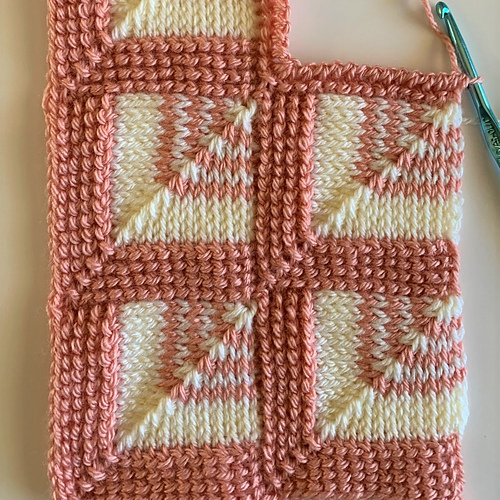 Ravelry: Tunisian Little Blocks Baby Blanket pattern by Debra Silva