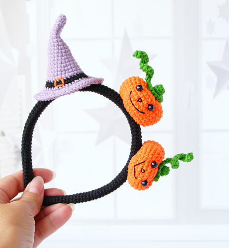 Ravelry: Halloween Witch Hat Headband pattern by Julia Sinakova