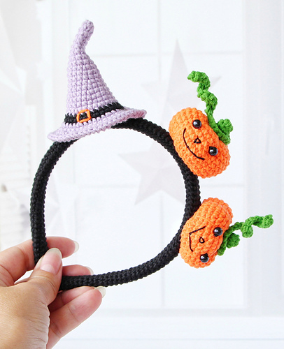 Ravelry: Halloween Witch Hat Headband pattern by Julia Sinakova
