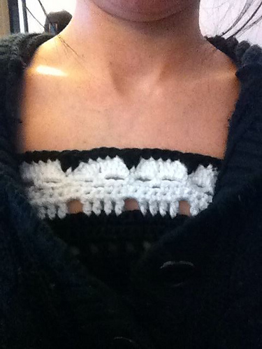 Ravelry: Gothic Skull & Fishnet Cleavage Cover pattern by Dawni Criswell