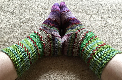 Ravelry: Super Scrappy Socks pattern by Becky Greene