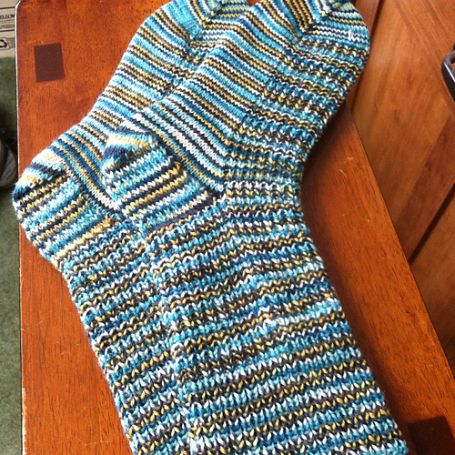 Ravelry: Strie Socks, Top Down pattern by Lara Neel