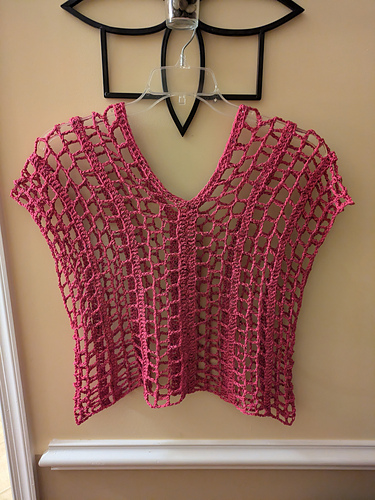 Ravelry: Square Simple Summer Top Cover pattern by nephthyse crochet