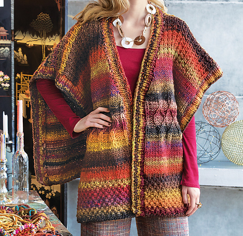 Ravelry: Rustic Ruana pattern by Cheryl Murray