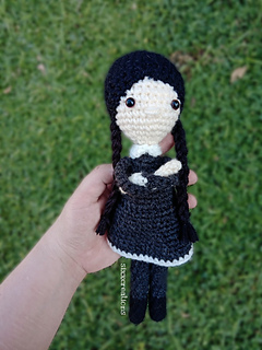 Ravelry: Wednesday Addams Amigurumi Crochet Pattern pattern by Angie ...