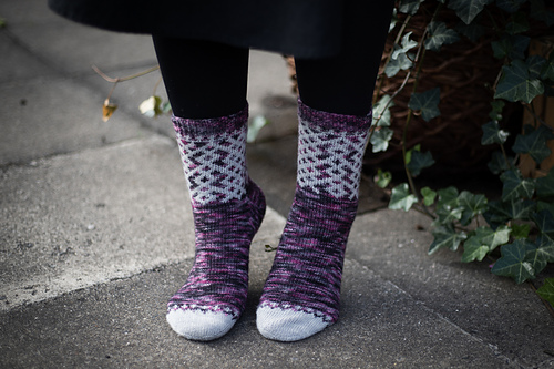 Ravelry: Probably Cursed Socks pattern by Skeindeer Knits