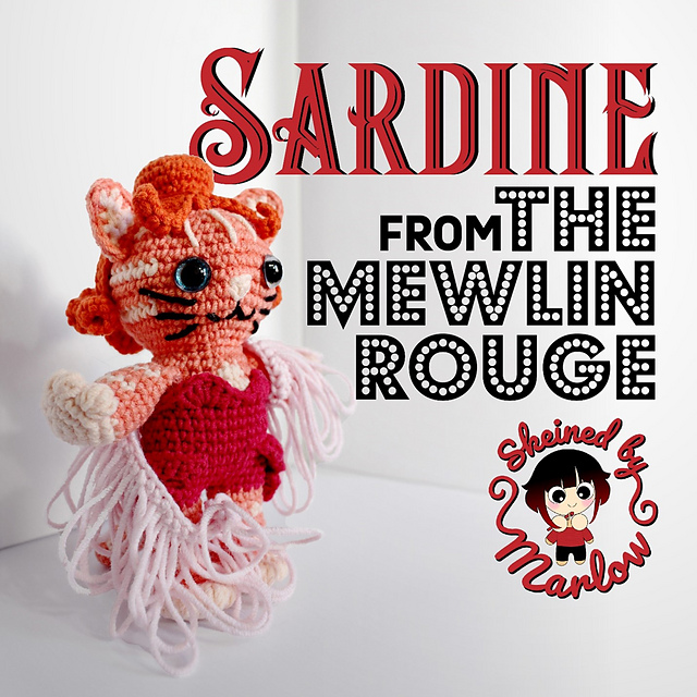 Ravelry: Sardine from the Mewlin Rouge! pattern by Marlow Twombly