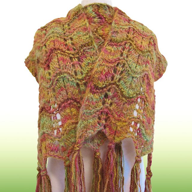 Ravelry: Chevron Shawl pattern by SKEINO LLC