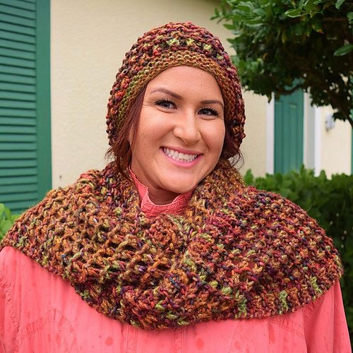 Ravelry: Merrell Hat and Scarf pattern by SKEINO LLC