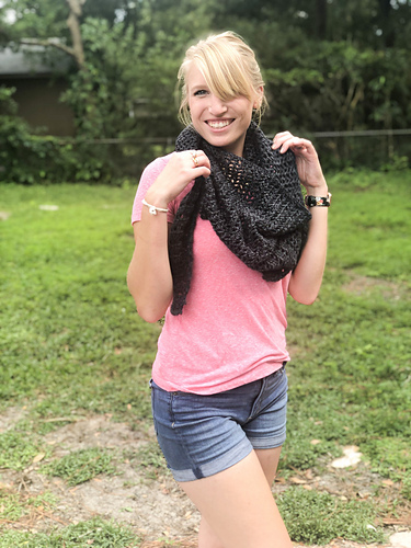 Ravelry: Koselig Kerchief Wrap pattern by Abby Doan/Skeins and Stitches Co