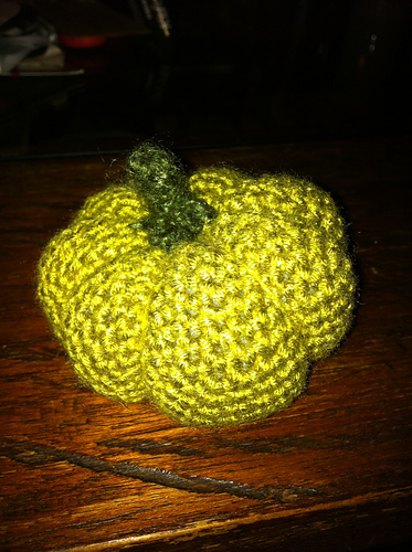 Ravelry: Crocheted Pumpkin Pincushion pattern by Armina Parnagian