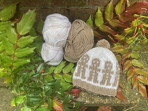 Ravelry: Gingerbread Men Hats pattern by Sylvia Leake