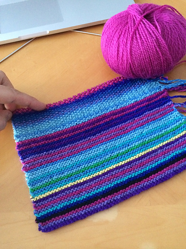 Ravelry: SleepyEyes' My Year in Temperature Scarf