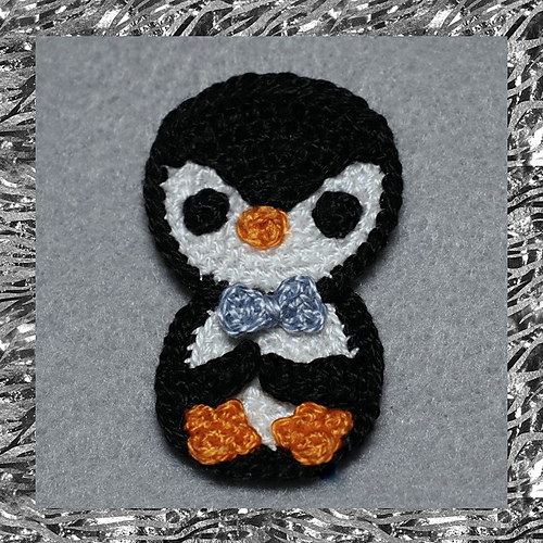 Ravelry: Penguin applique pattern by Joanna M. Wojciech