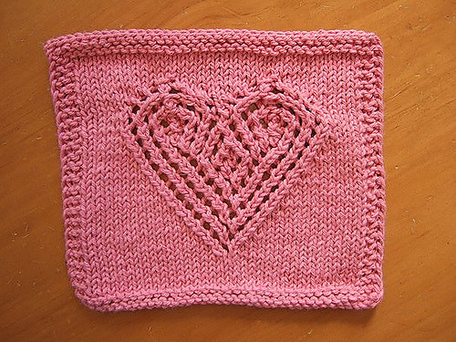 Ravelry: Heart Lace Cloth pattern by SmarieK
