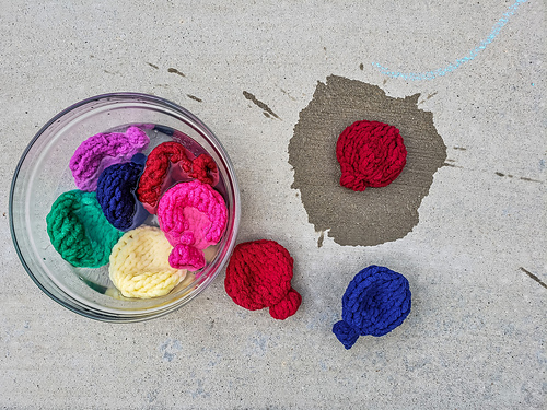 Ravelry: Loom Knit Water "Balloons" pattern by JaNae Yagi