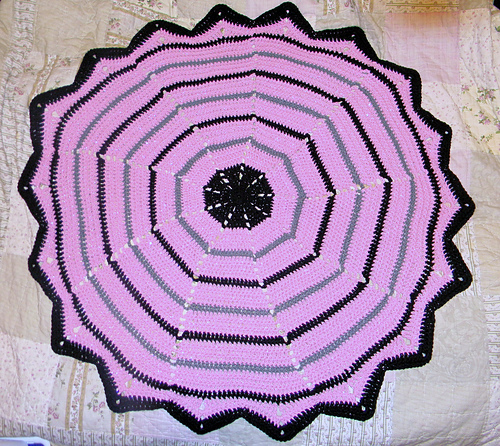 Ravelry: Nonagon Baby Blanket pattern by Donna Mason-Svara
