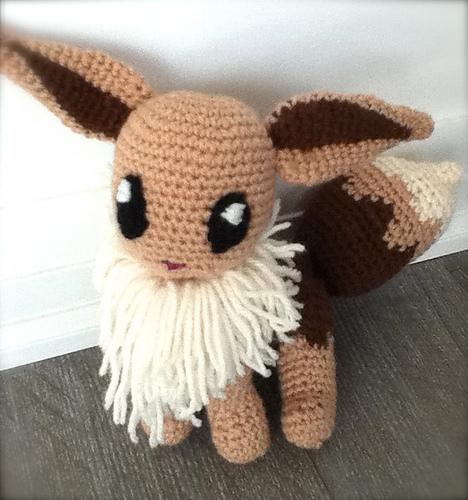 Ravelry: Eevee Pokemon pattern by Fiona Lesley