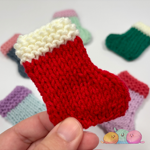 Ravelry: Tiny Little Knitted Stockings pattern by Snufflebean Yarn