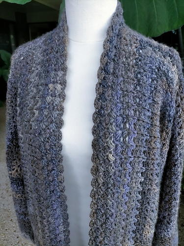 Ravelry: V-stitch Hexagon cardigan pattern by Kaye Adolphson