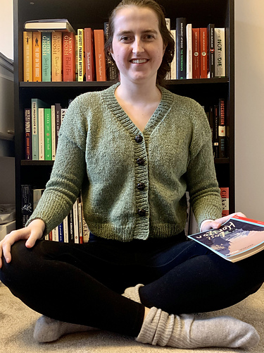 Ravelry: Bookshop Cardigan pattern by Hook Mountain Handmade