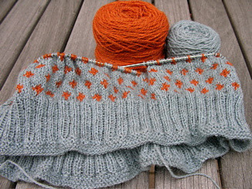 First time doing 2-strand color work. Will the puckering on the bottom ...