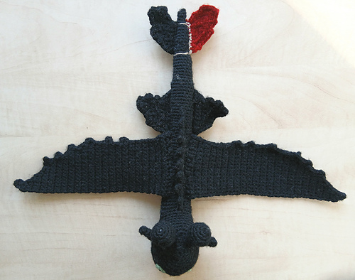 Ravelry: Toothless from HTTYD :D pattern by CeilingPOVs