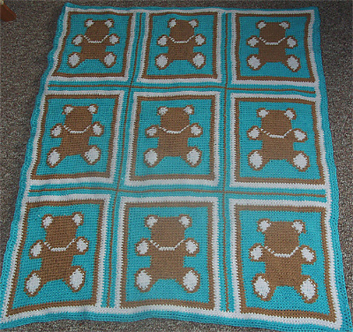 Ravelry: Teddy Bears Afghan pattern by Edie Snyder