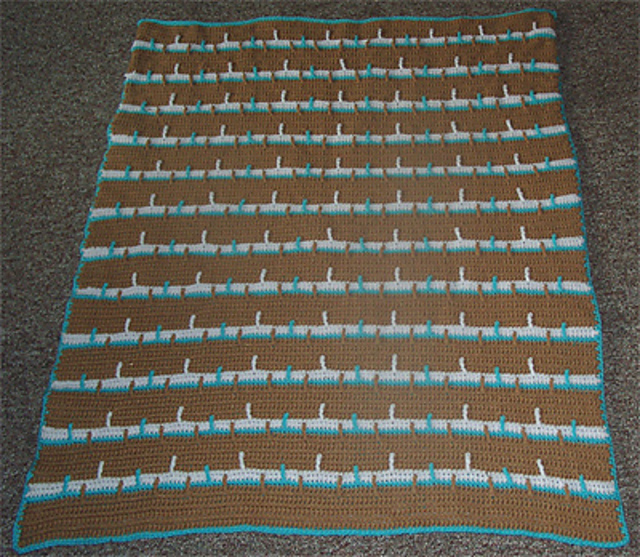 Ravelry: Quick and Easy Drop Loop Lap robe pattern by Edie Snyder