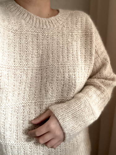 Ravelry: Ridge Rib Sweater pattern by Manmi Choi