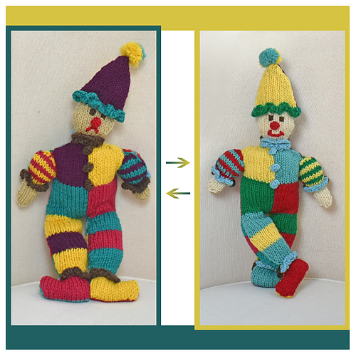 Ravelry: Don't Worry, Be Happy! Clown pattern by Sophia Minakais