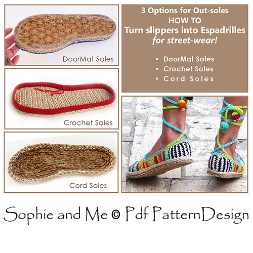 Ravelry: Cord Soles pattern by Sophie and Me-Ingunn Santini