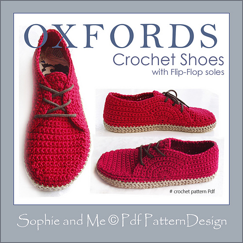 Ravelry: Flip-Flop Oxfords pattern by Sophie and Me-Ingunn Santini