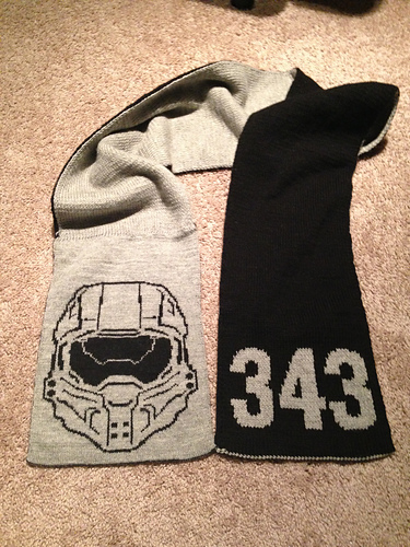 Ravelry: Master Chief Scarf pattern by Symantha Reagor