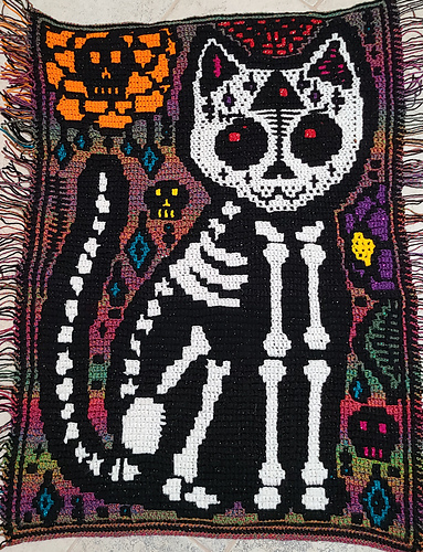 Ravelry: Skeleton Cats, Day of the Dead Series pattern by Spanish ...