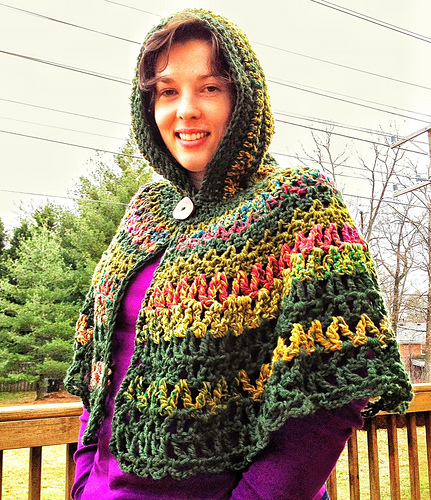Ravelry: Wildwood Capelet pattern by Patricia Hodson