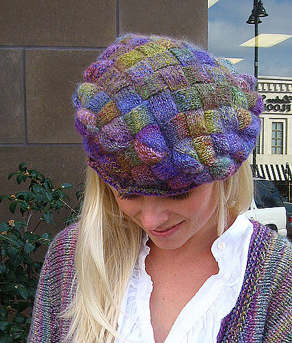 Ravelry: Four Rings Entrelac Hat pattern by Lynne Vogel