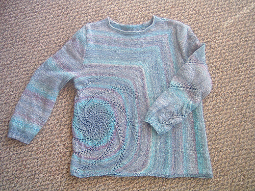 Ravelry: Swirl Pullover pattern by Norah Gaughan