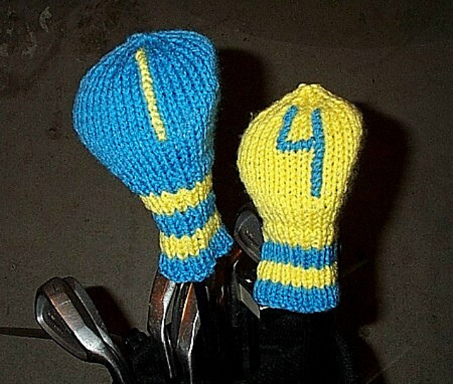 Ravelry: Golf Club Covers pattern by Spirals