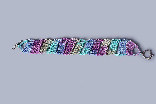 Ravelry: Diagonal Ladder Bracelet pattern by The Perfect Knot ...